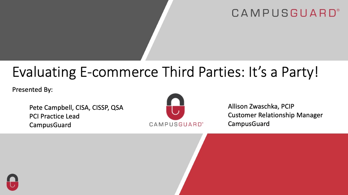 Evaluating E-commerce Third Parties: It's a Party! | CampusGuard